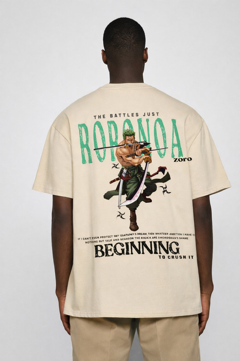 Dream Fist Samurai 240 GSM Heavyweight Oversized T-Shirt – Off White ...